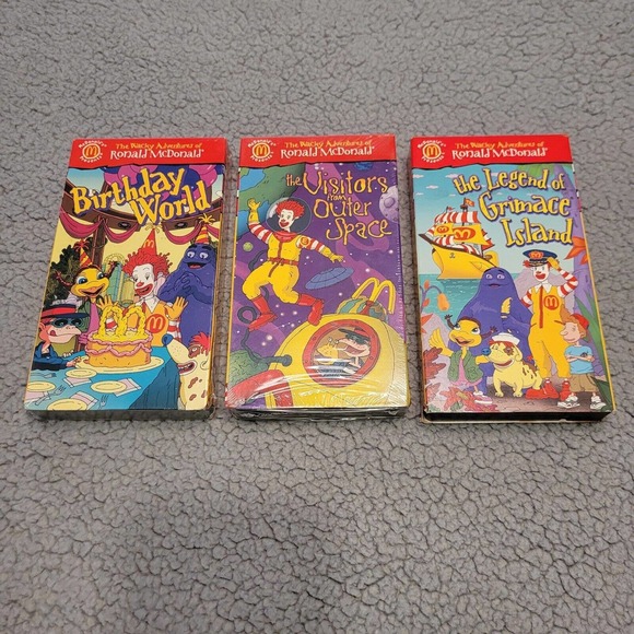 McDonalds | Other | Lot 3 Mcdonalds Vintage Vhs The Wacky Adventures Of ...